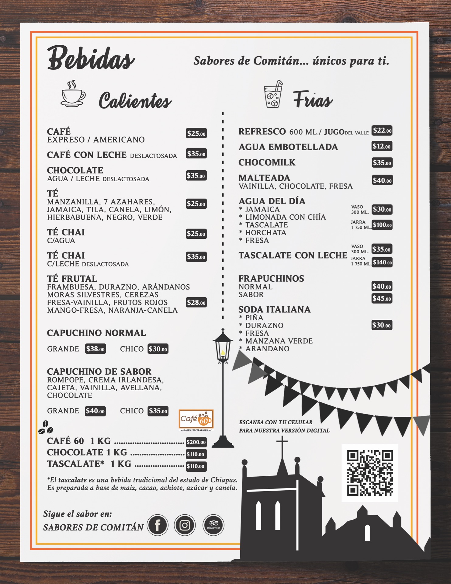 Nuestro Menú :: Sabores-de-comitan
